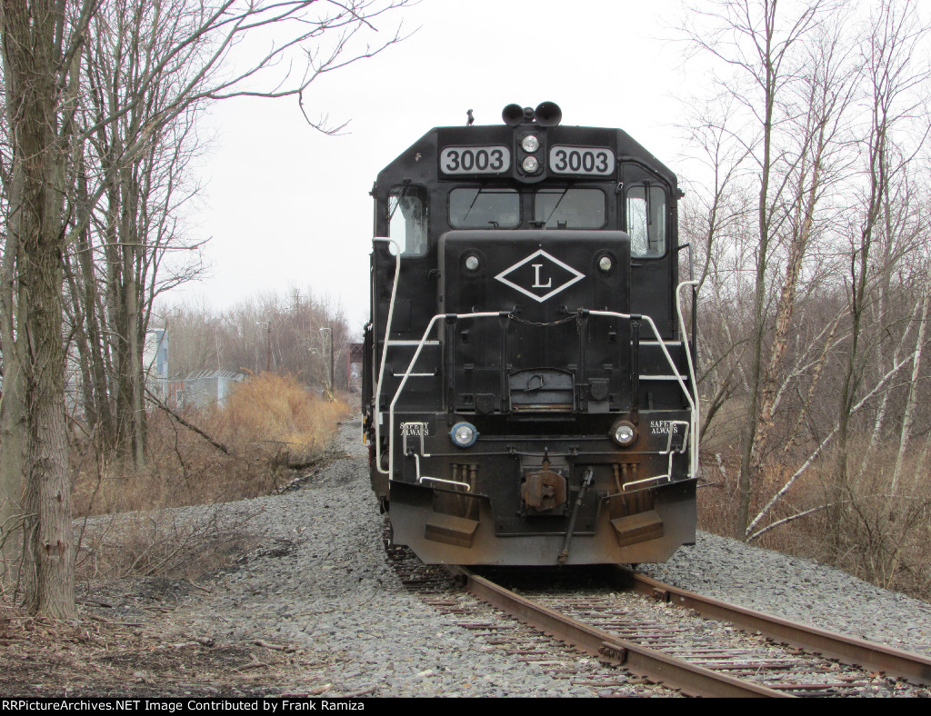 Lehigh Railway GP 40 parked in Pittston Jct.